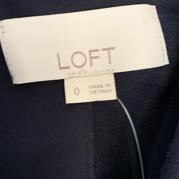 LOFT | Jackets & Coats | Loft Navy Blazer Sz Nwt | Poshmark
